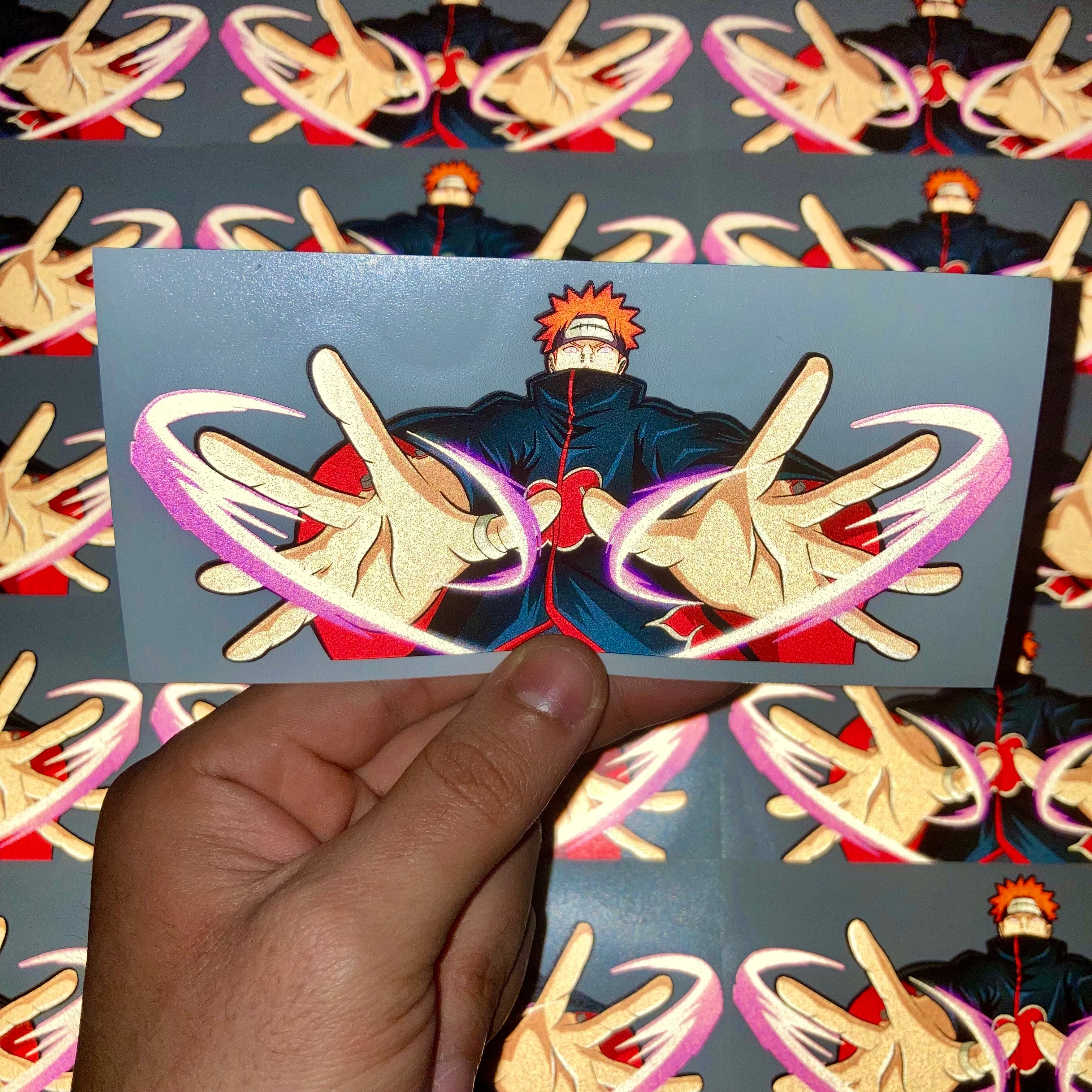 Pain “Almighty Push” Half body sticker – xDeathBeforeDishonorx